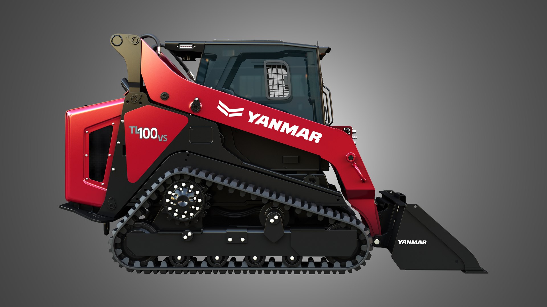 3D Model TL100VS Compact Track Loader - Bucket - TurboSquid 2152591