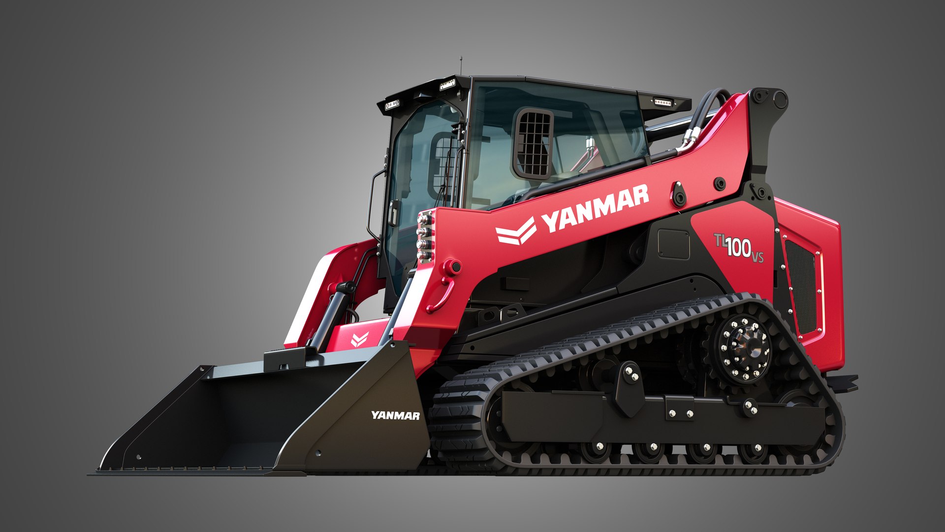 3D Model TL100VS Compact Track Loader - Bucket - TurboSquid 2152591