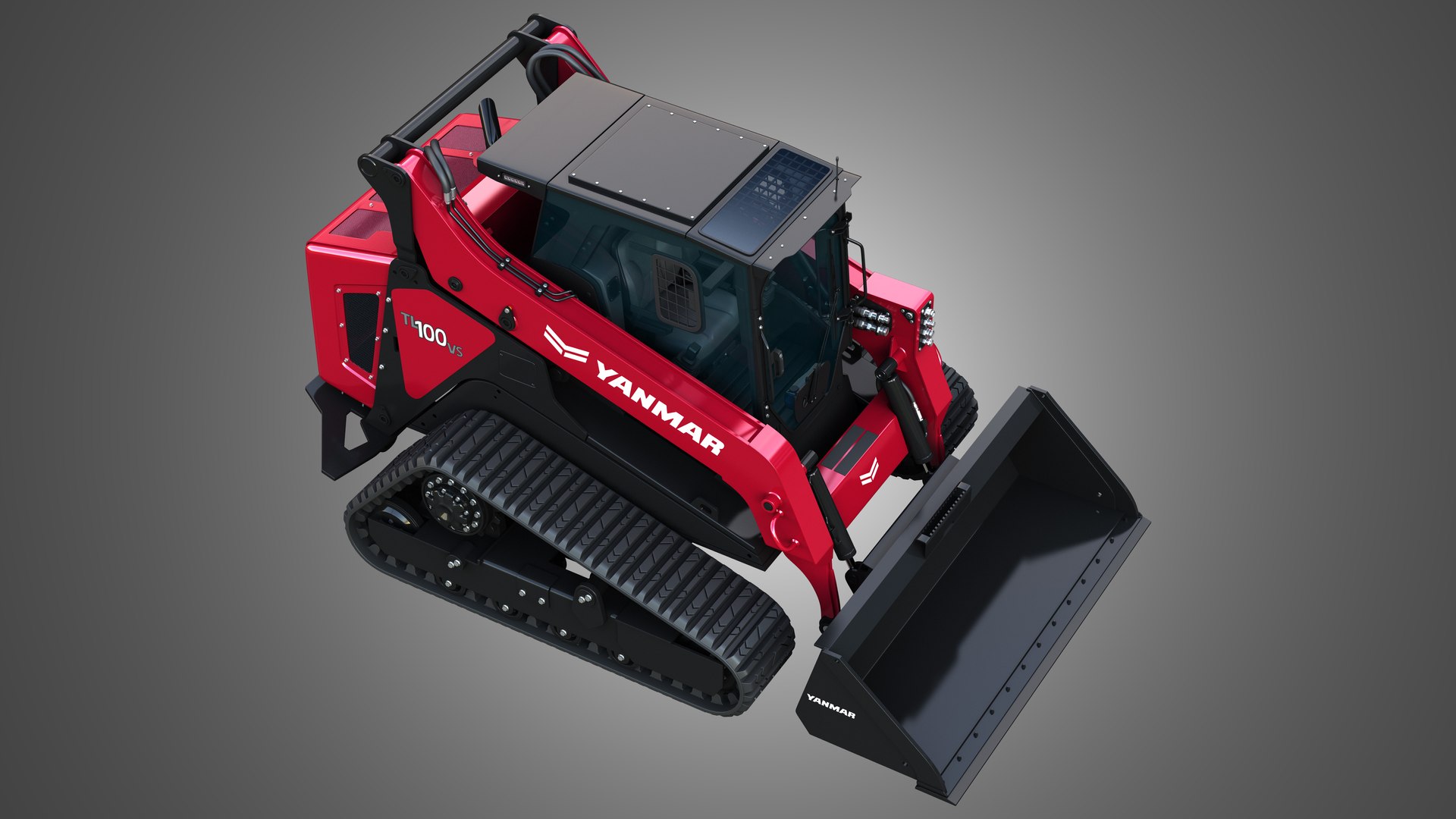 3D Model TL100VS Compact Track Loader - Bucket - TurboSquid 2152591