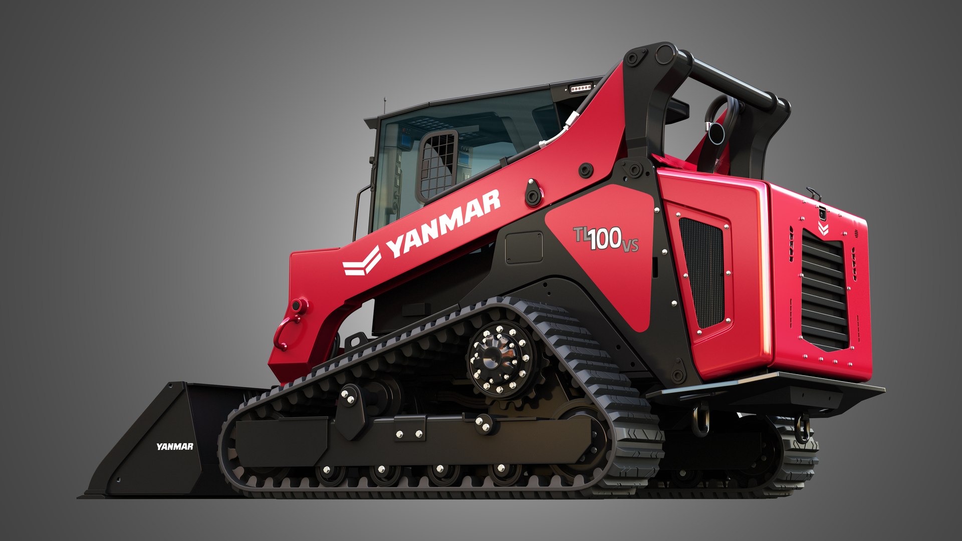 3D Model TL100VS Compact Track Loader - Bucket - TurboSquid 2152591