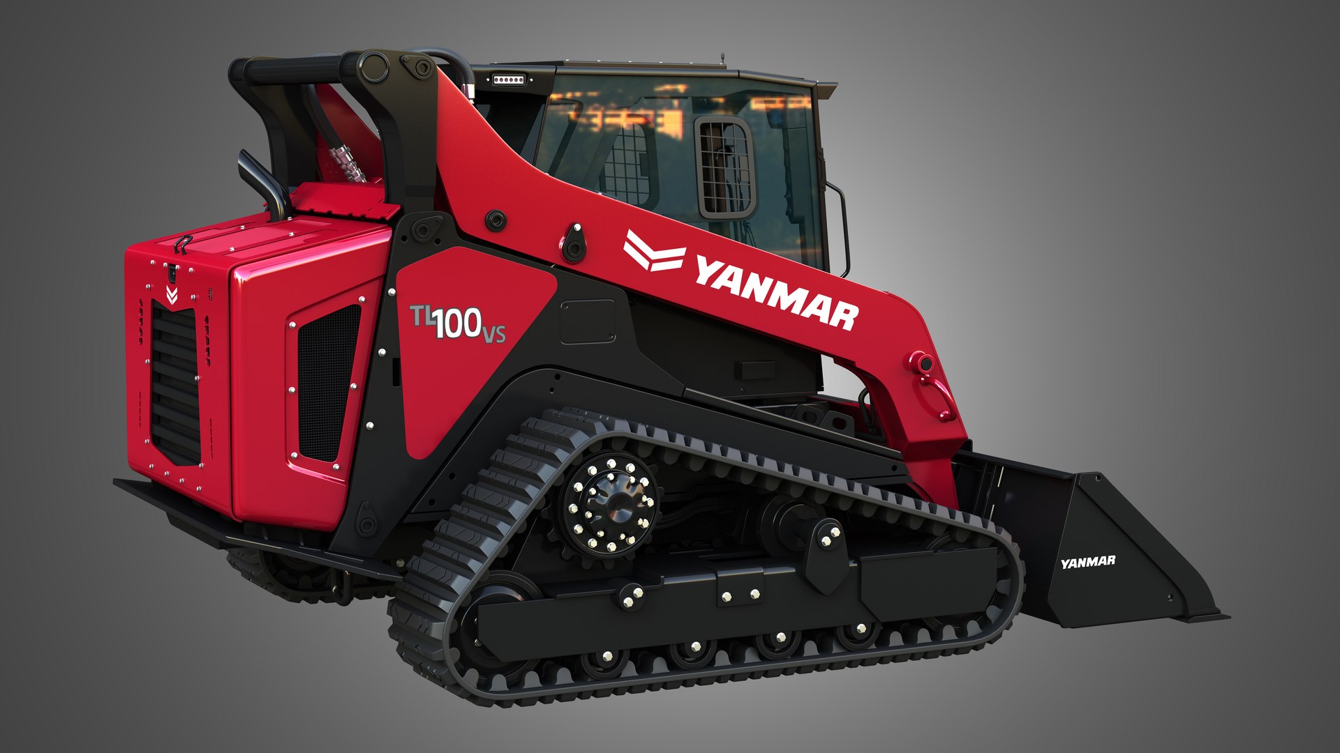 3D Model TL100VS Compact Track Loader - Bucket - TurboSquid 2152591