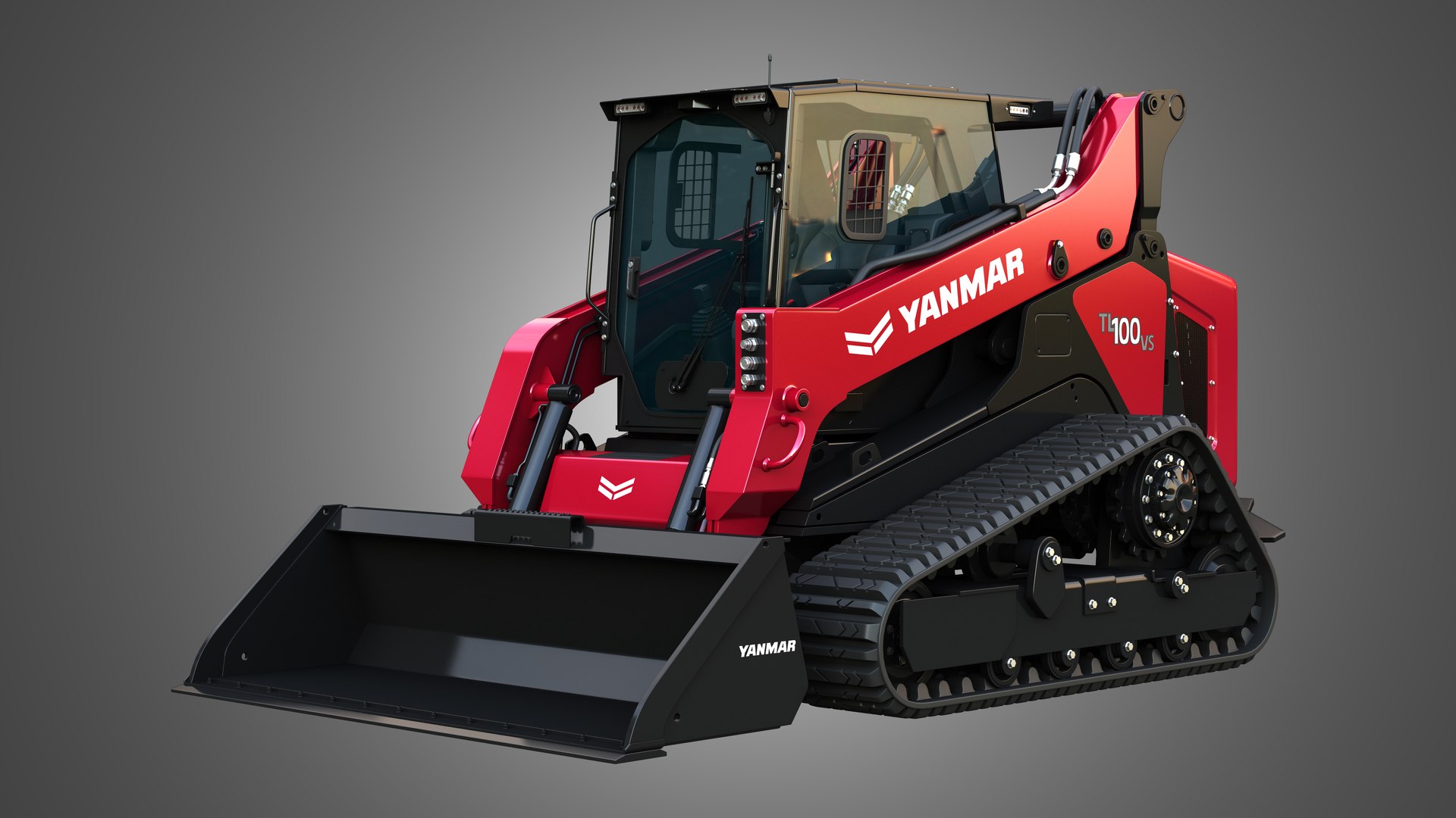 3D Model TL100VS Compact Track Loader - Bucket - TurboSquid 2152591