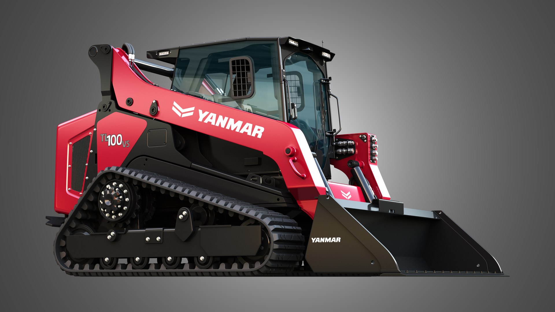 3D Model TL100VS Compact Track Loader - Bucket - TurboSquid 2152591