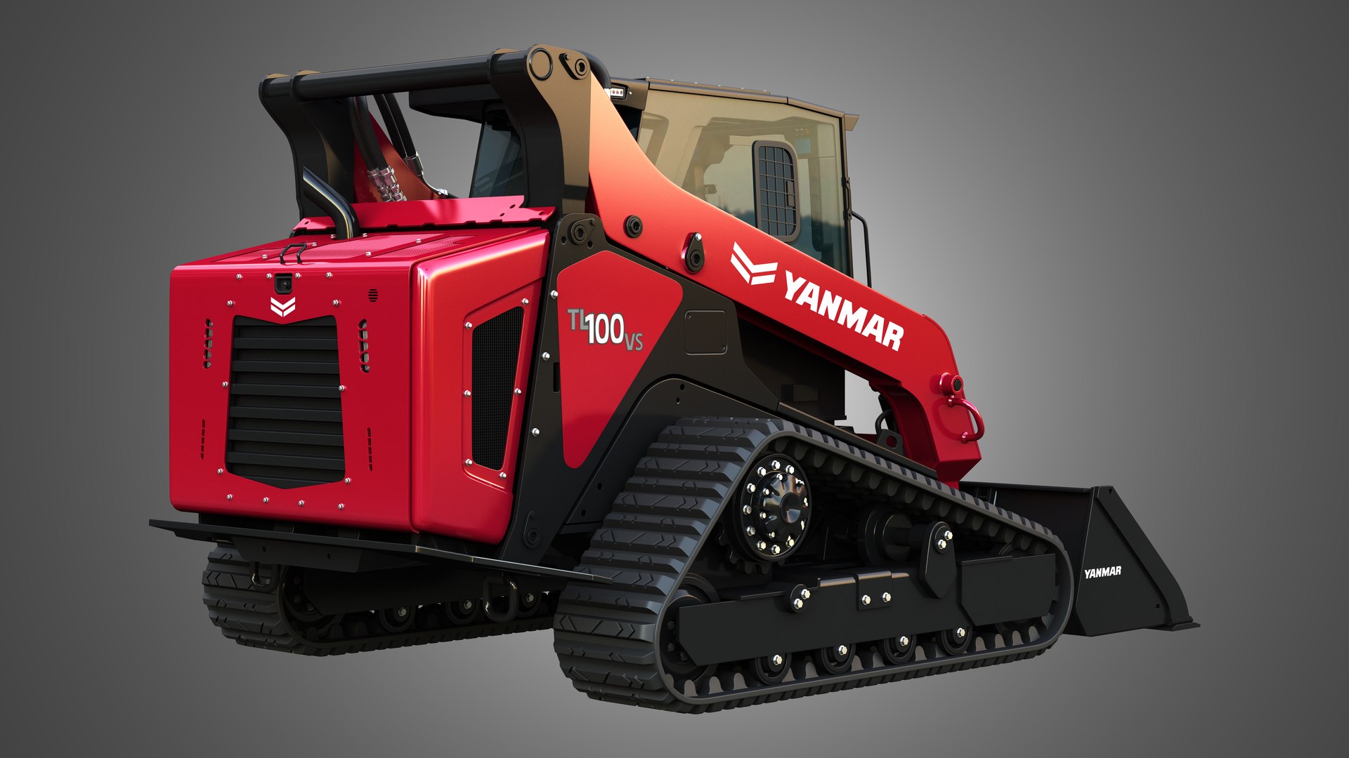 3D Model TL100VS Compact Track Loader - Bucket - TurboSquid 2152591