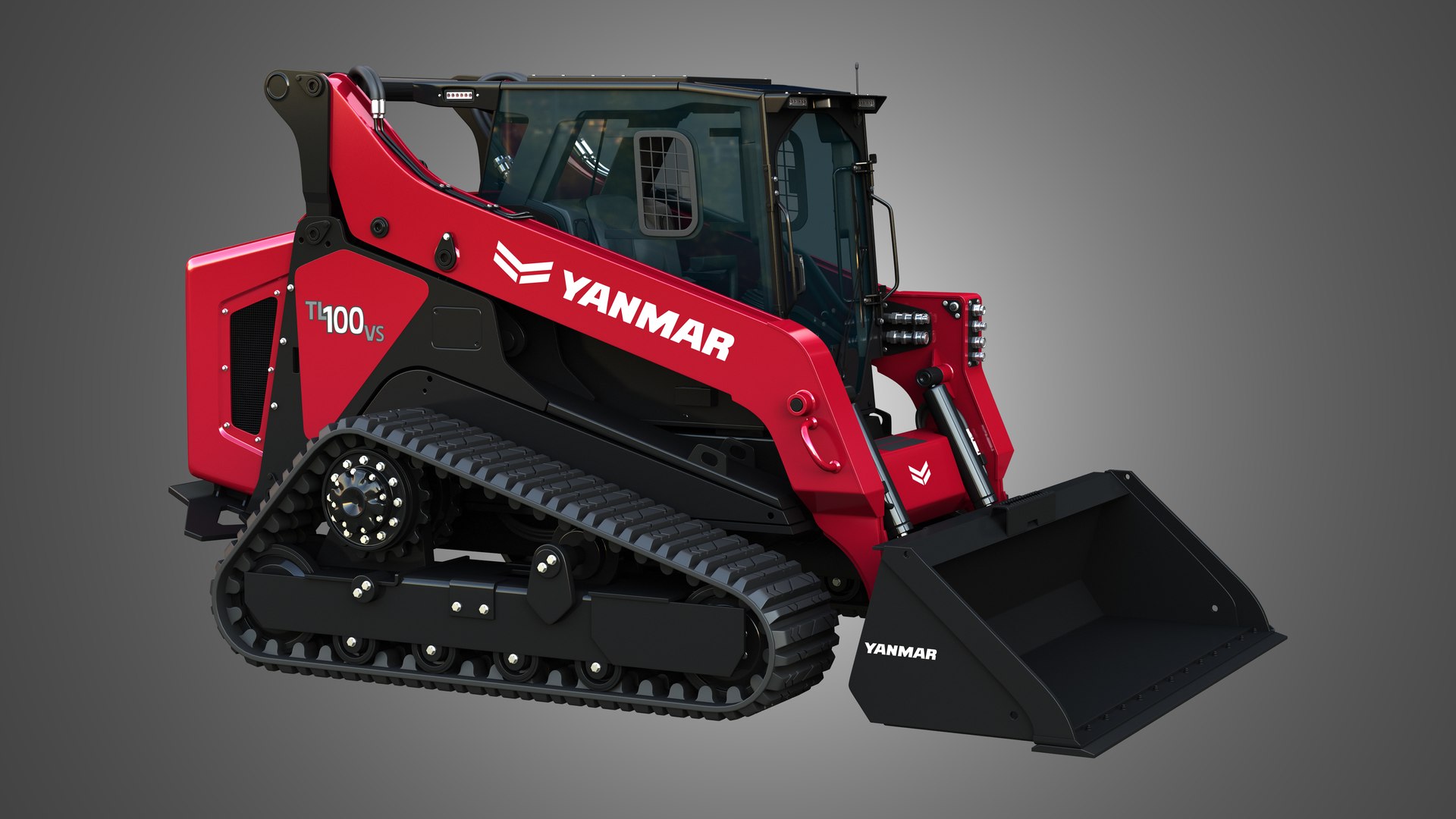 3D Model TL100VS Compact Track Loader - Bucket - TurboSquid 2152591