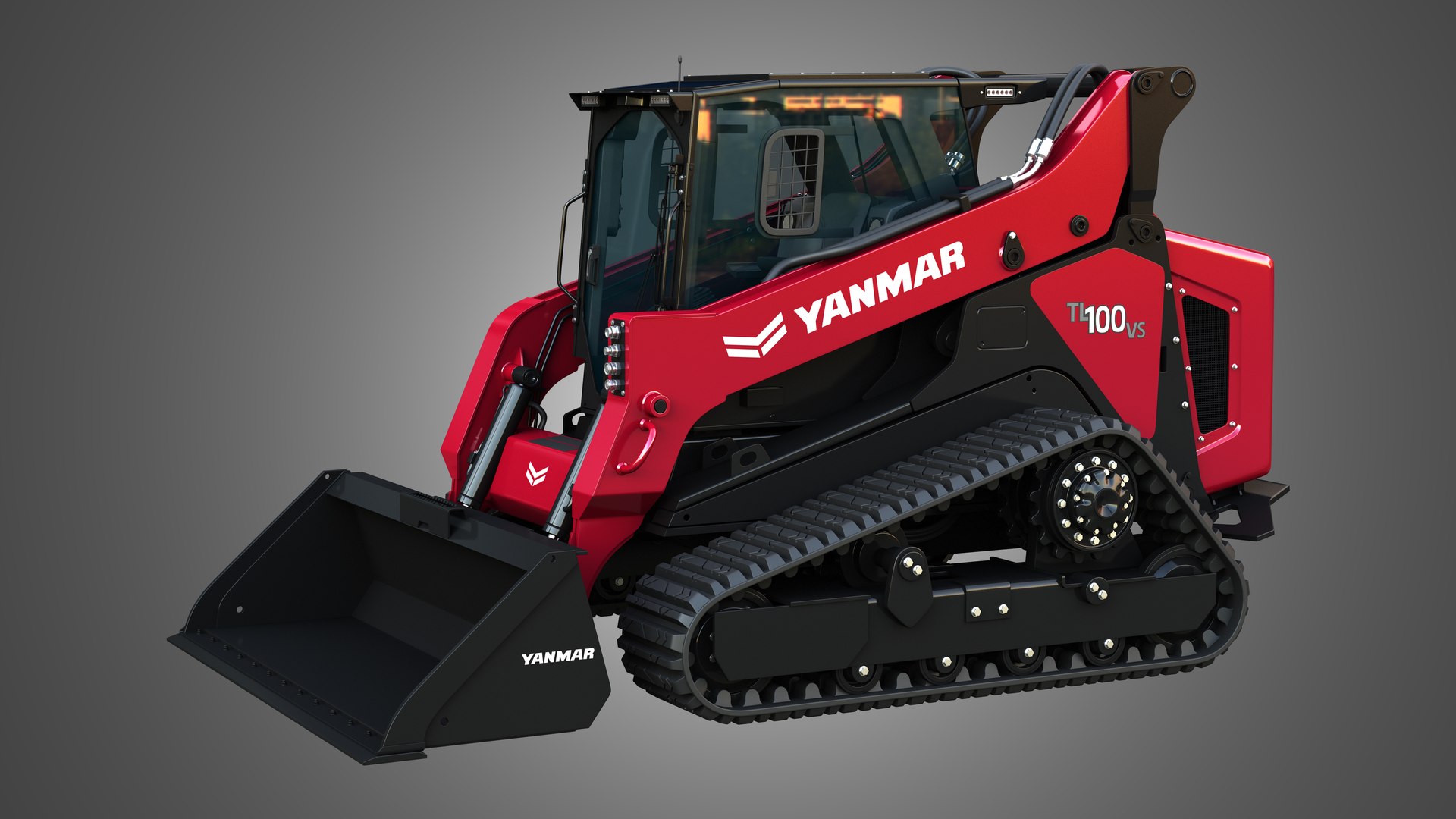 3D Model TL100VS Compact Track Loader - Bucket - TurboSquid 2152591