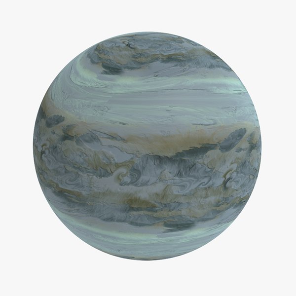 oceanic exoplanet 3d model