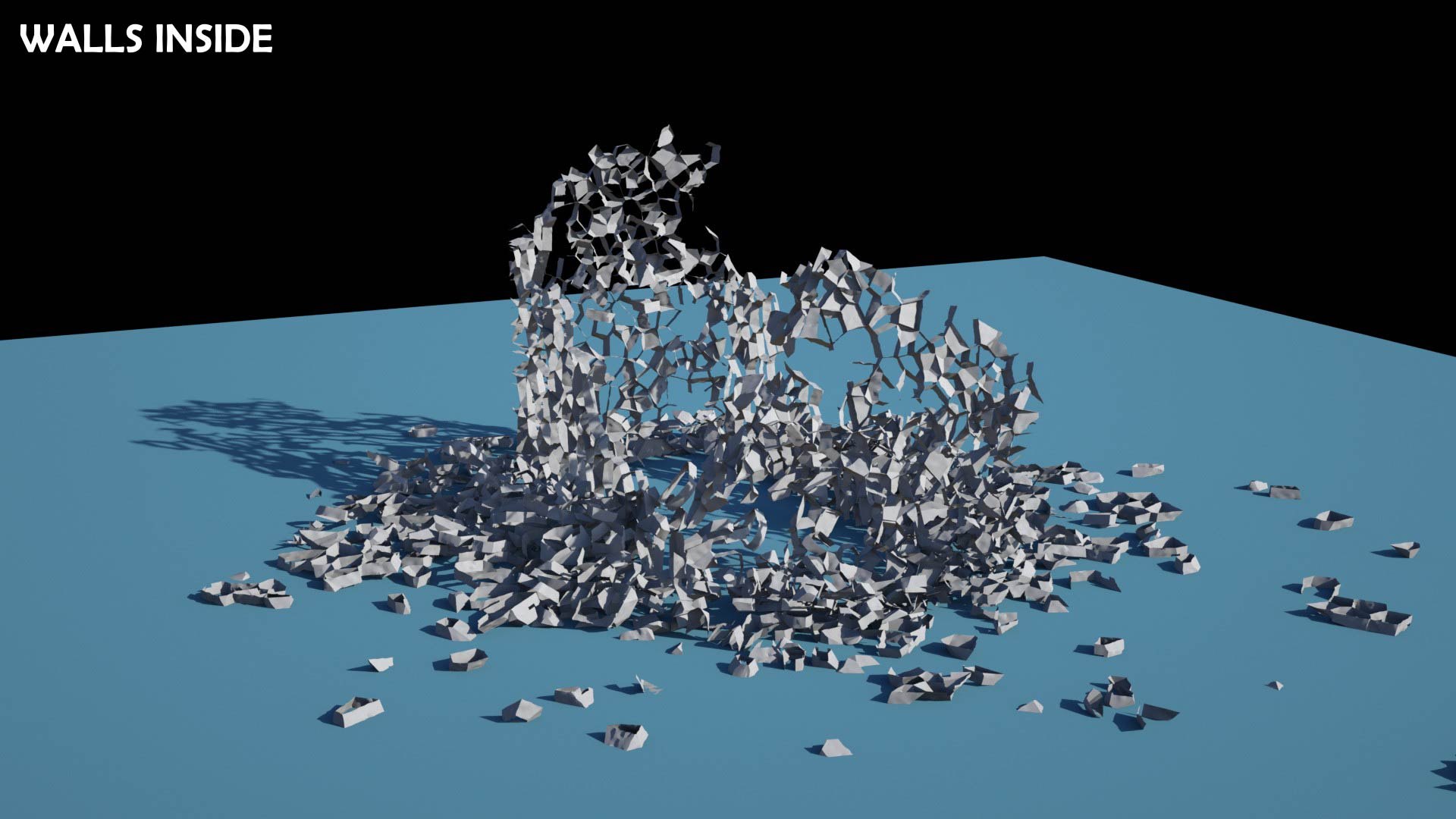 Collapsed building concrete 3D model - TurboSquid 1636870