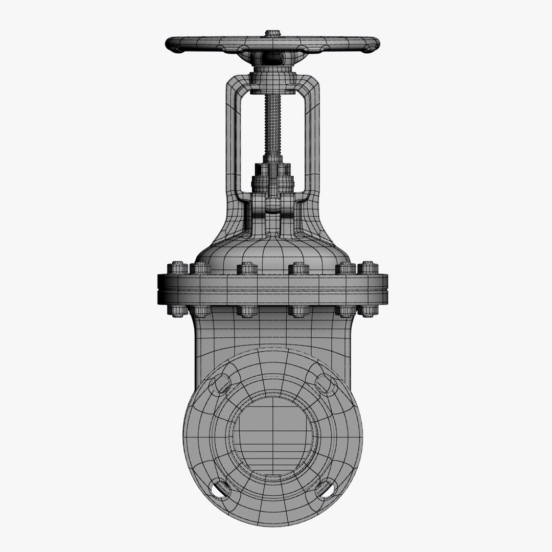 Gate Valve 3D - TurboSquid 1160805
