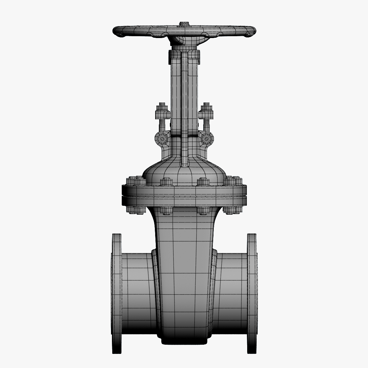 Gate valve 3D - TurboSquid 1160805