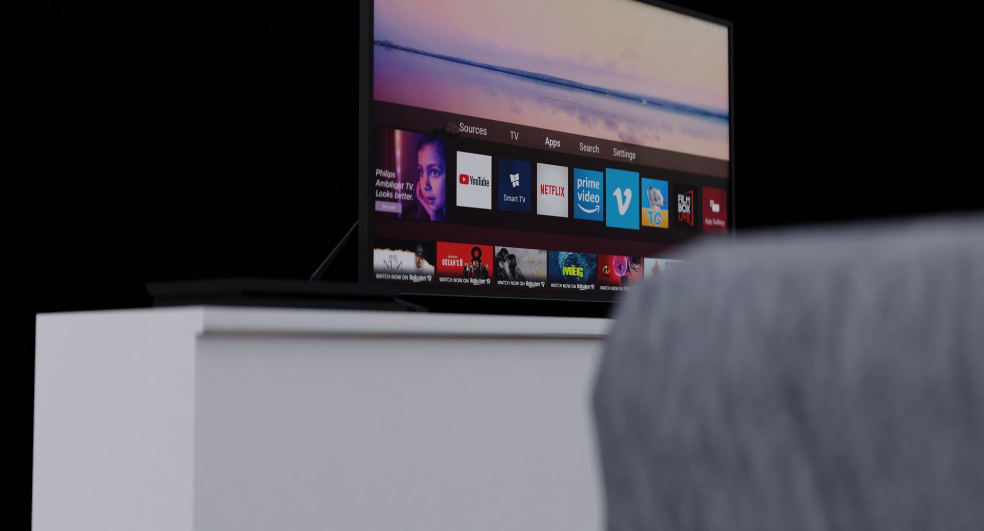 Low Poly Sofa and TV 3D - TurboSquid 2093444