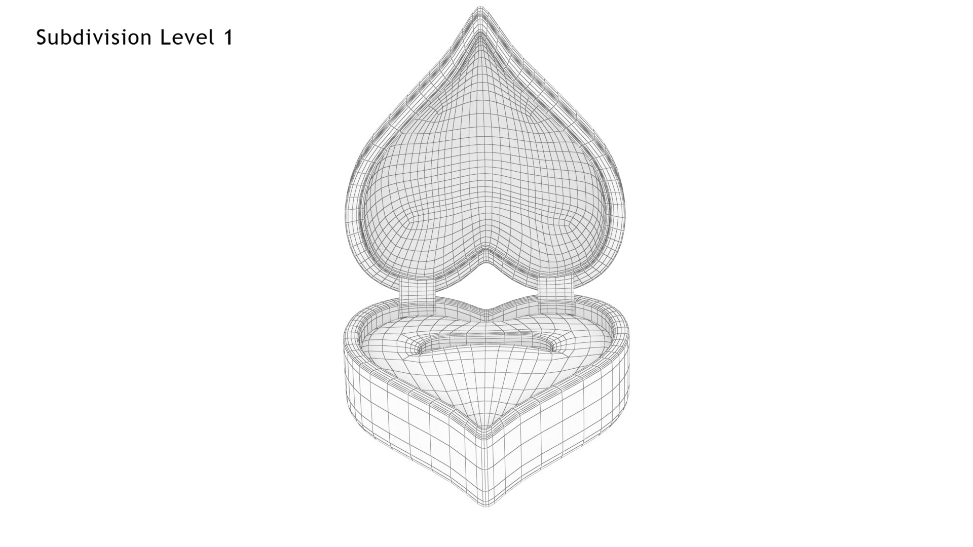 Heart Shaped Empty Ring Box V02 Red 3D Model - TurboSquid 2389616