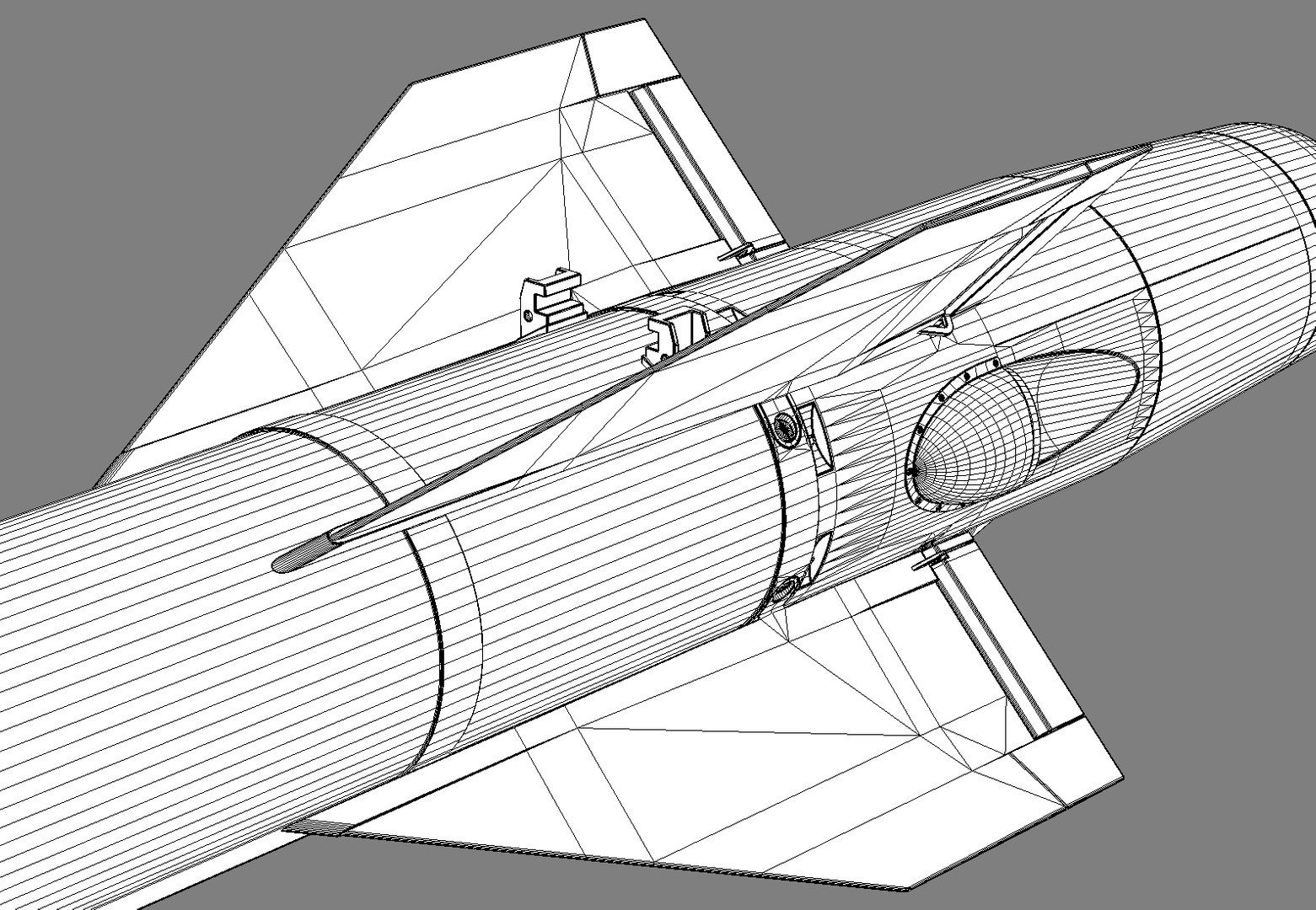Kh-25 Missiles 3d Max