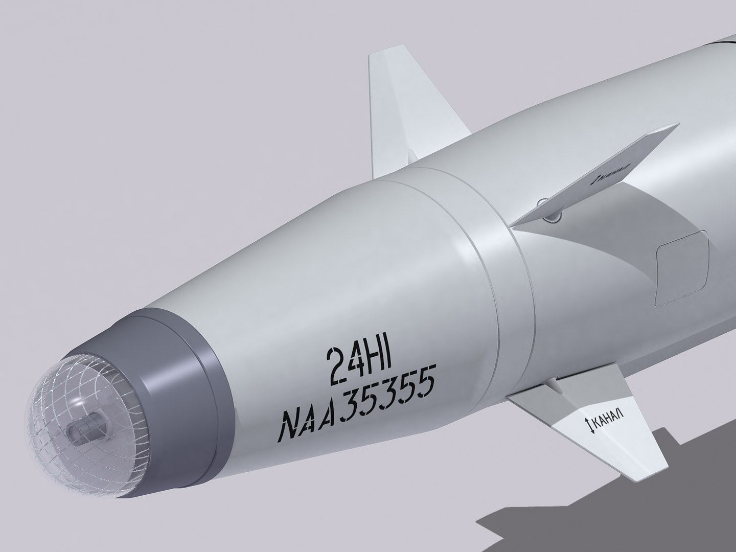 Kh-25 Missiles 3d Max
