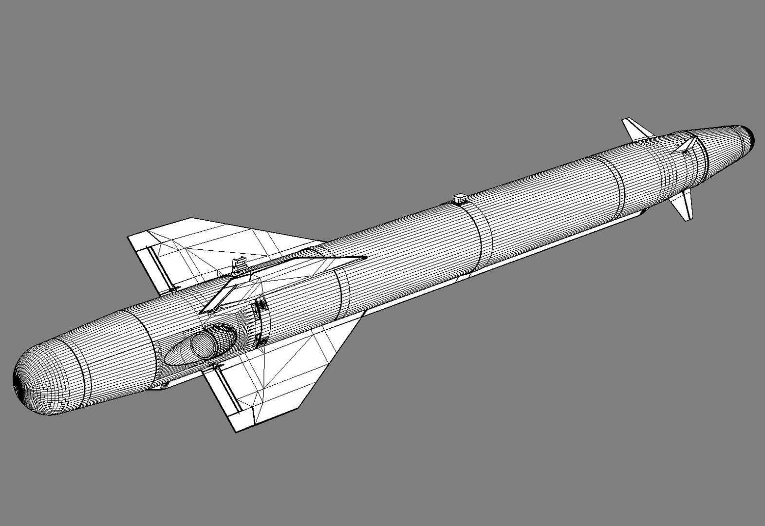 Kh-25 Missiles 3d Max