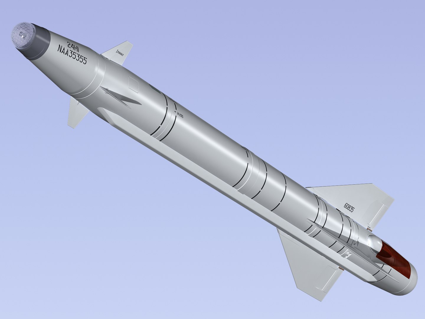 Kh-25 Missiles 3d Max