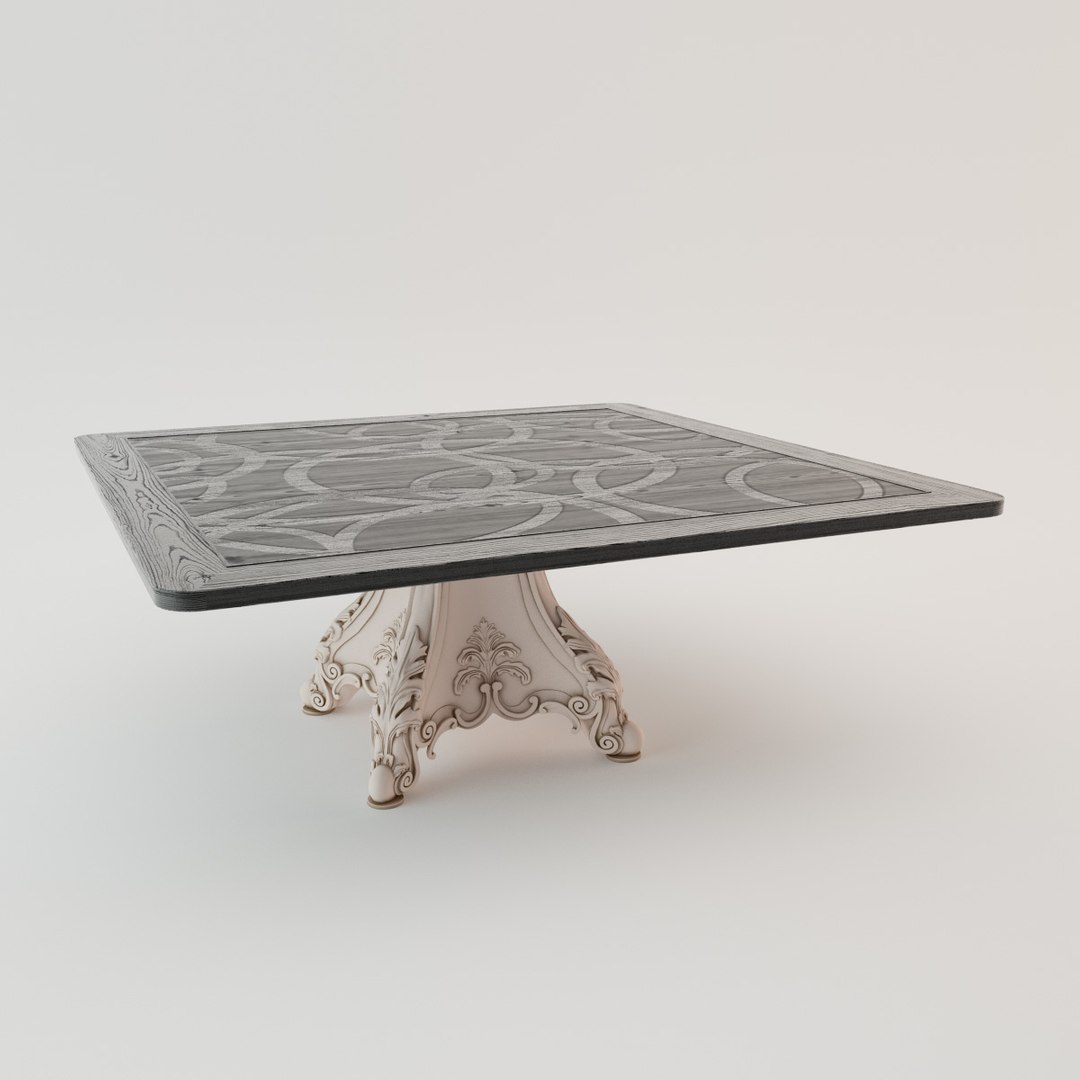 3dsmax Classic Table Chelini Ftpo