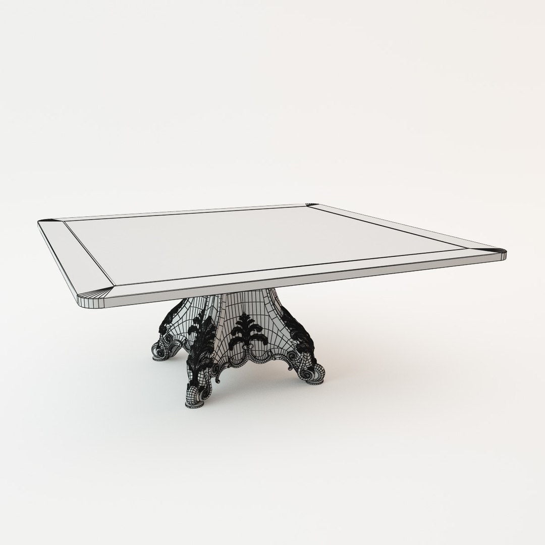 3dsmax Classic Table Chelini Ftpo
