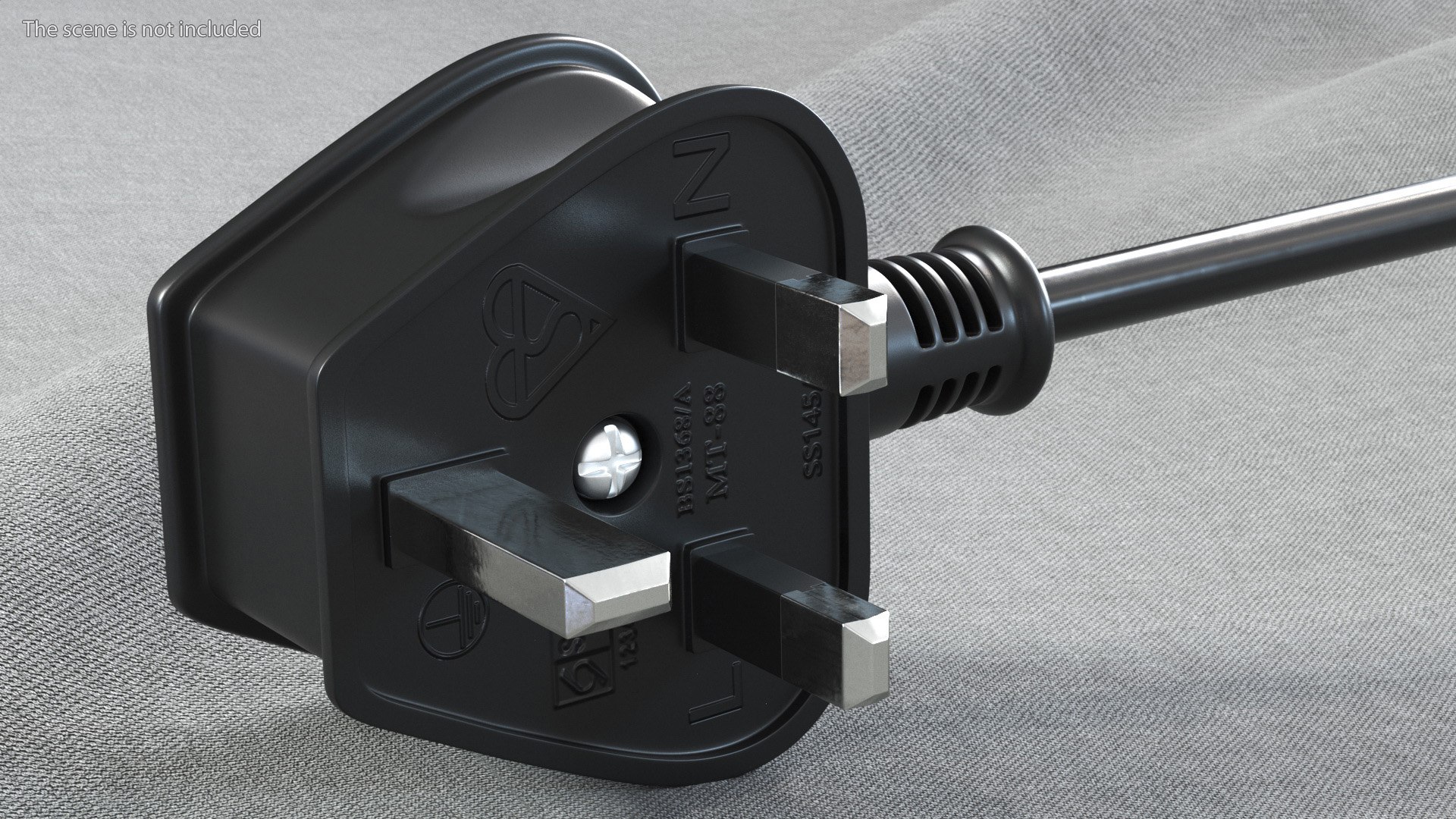 Type G Electric Plug Grounded Rigged For Cinema 4D 3D Model ...