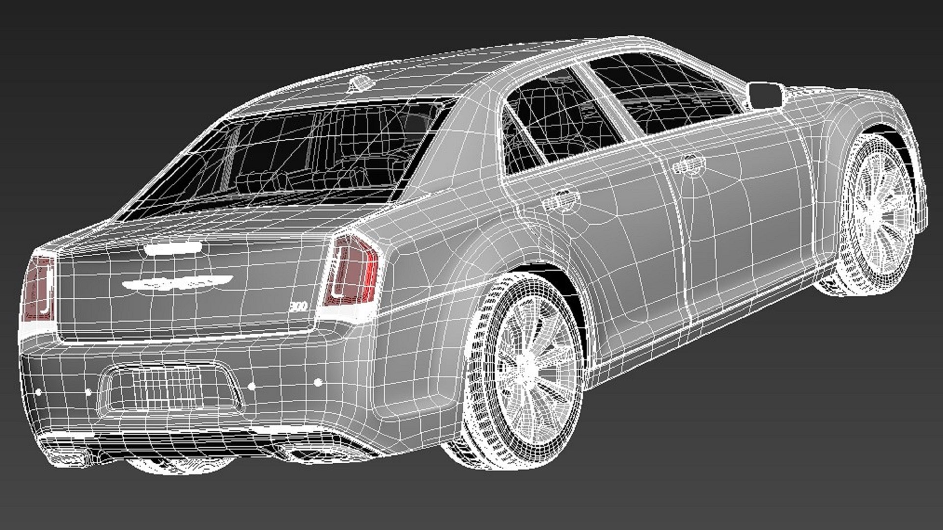 2015 Chrysler 300 3d Model