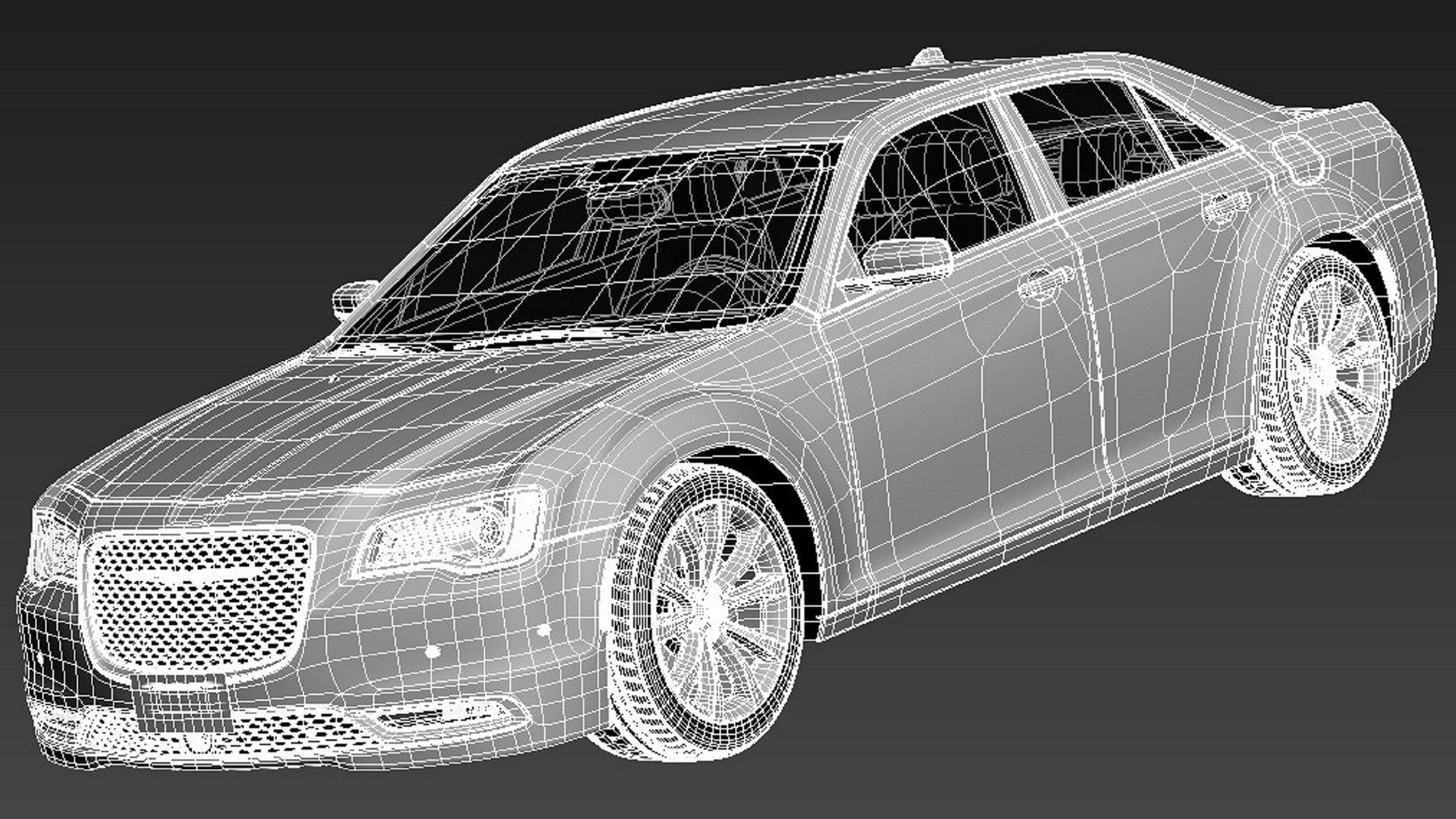 2015 Chrysler 300 3d Model