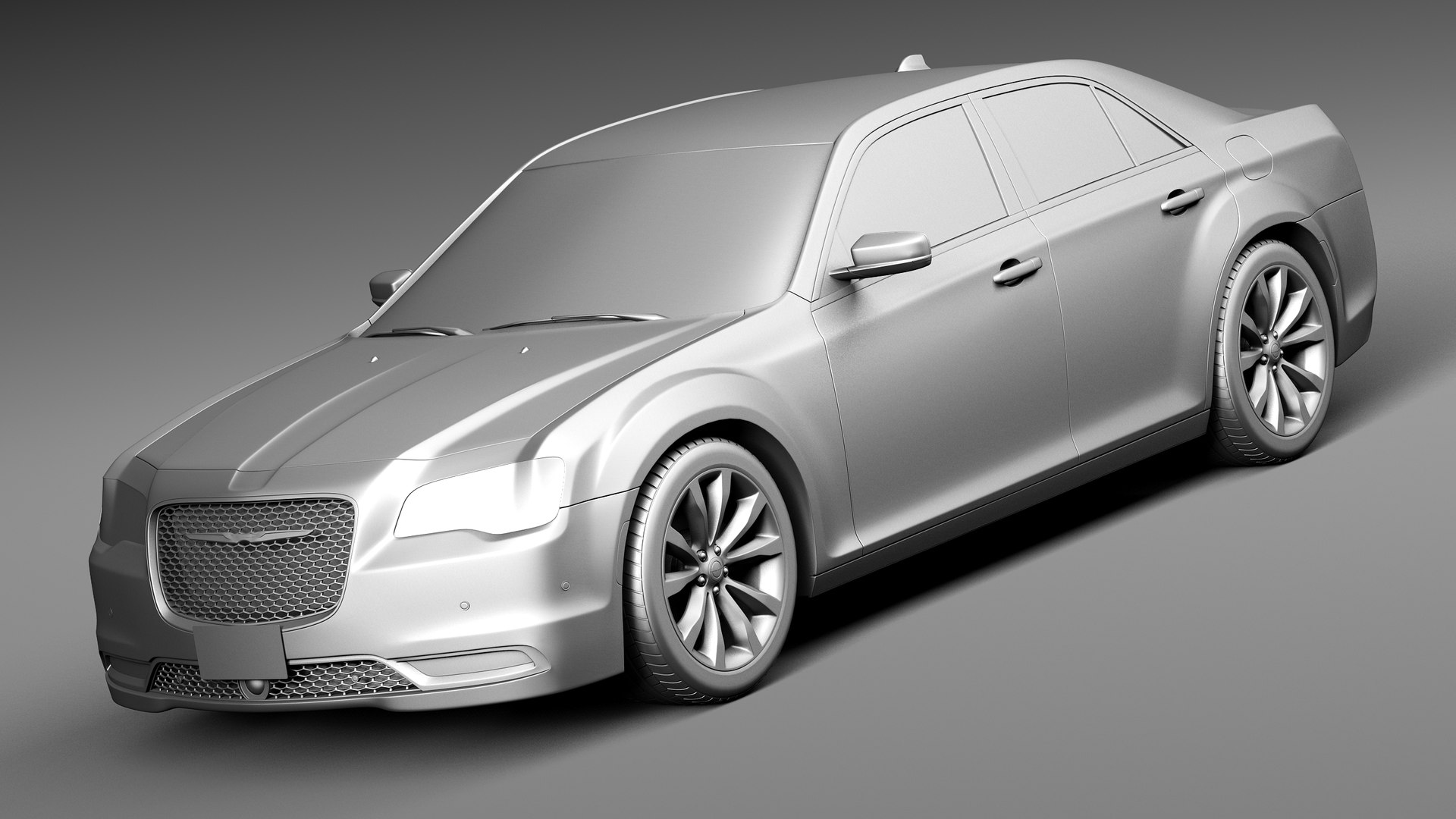 2015 Chrysler 300 3d Model