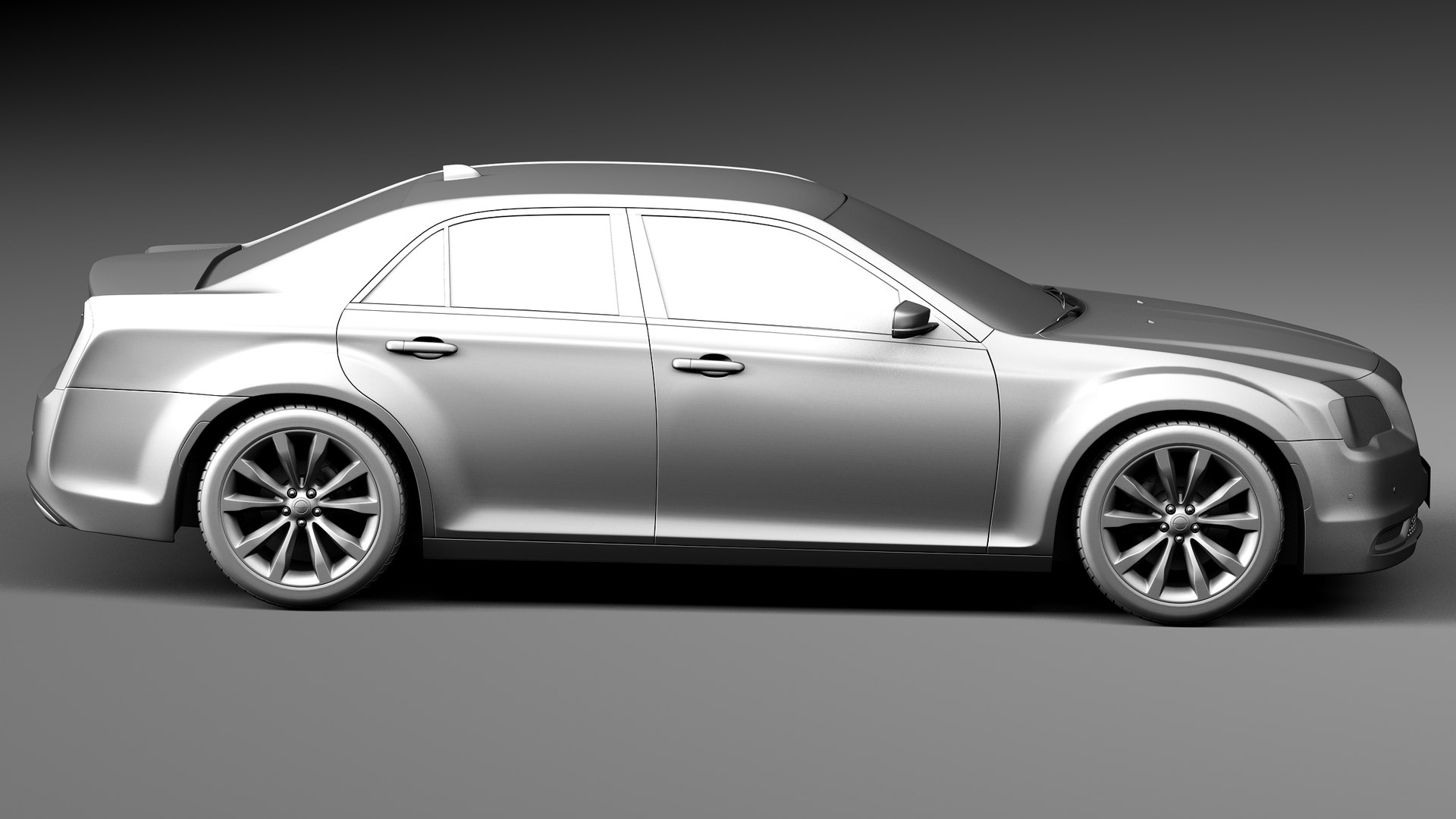 2015 Chrysler 300 3d Model