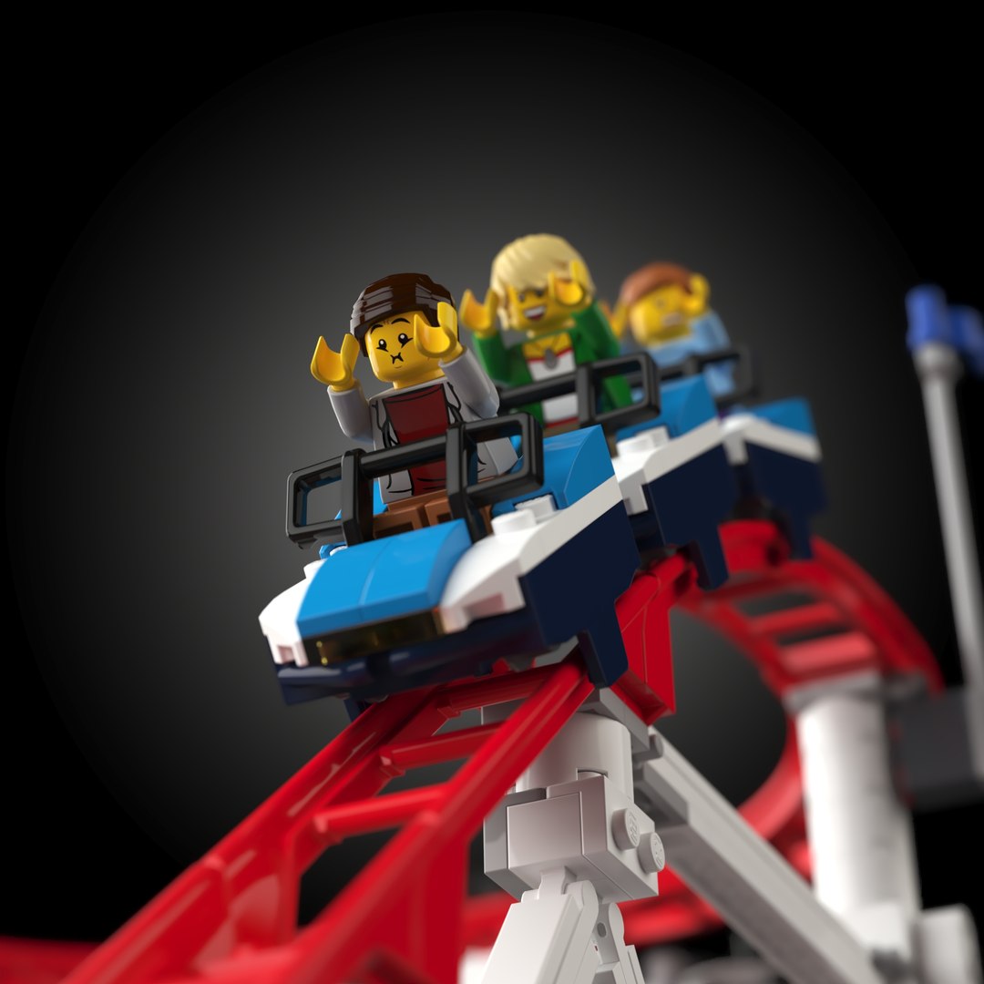 Lego - 10261 - Roller Coaster 3D - TurboSquid 2234228