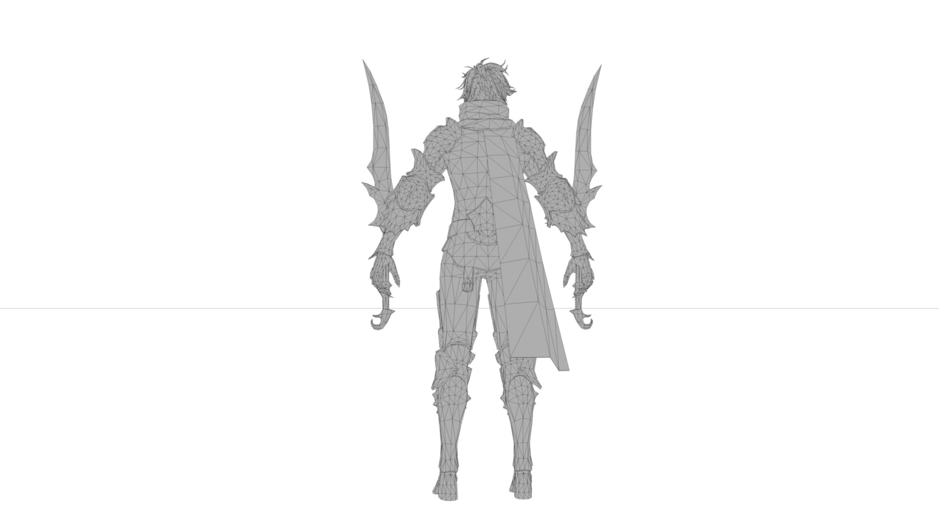 3D Warrior Game Character 3D model - TurboSquid 2007827