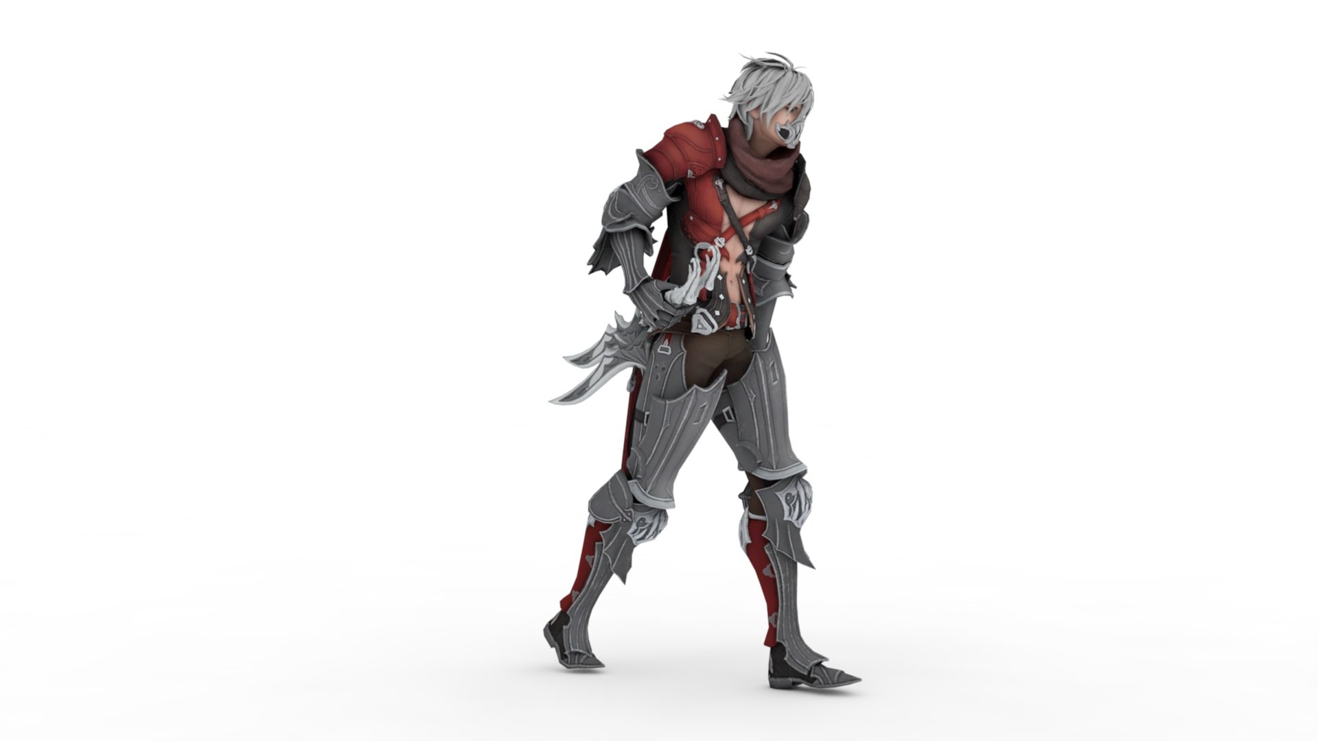 3D Warrior Game Character 3D model - TurboSquid 2007827