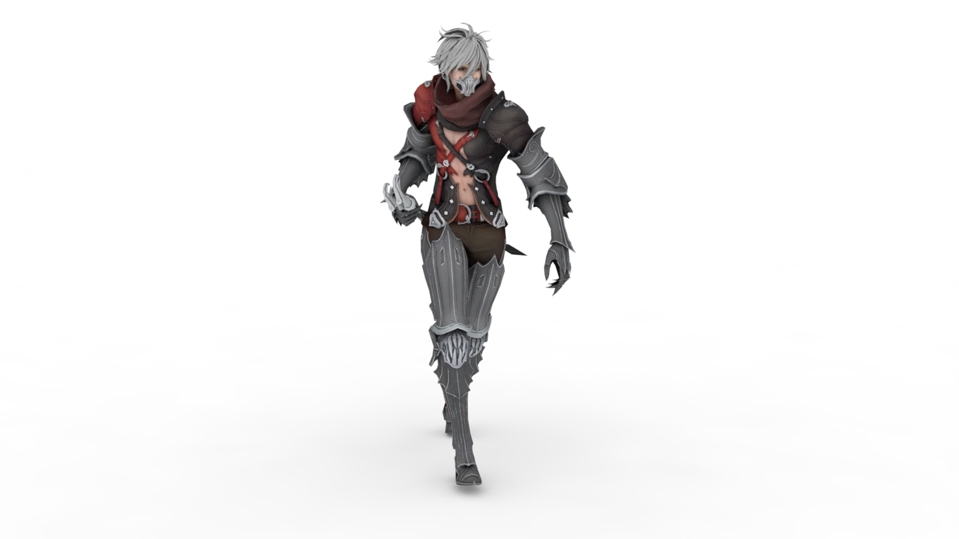 3D Warrior Game Character 3D model - TurboSquid 2007827