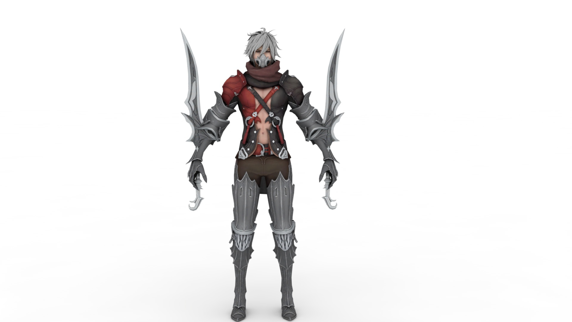3D Warrior Game Character 3D model - TurboSquid 2007827
