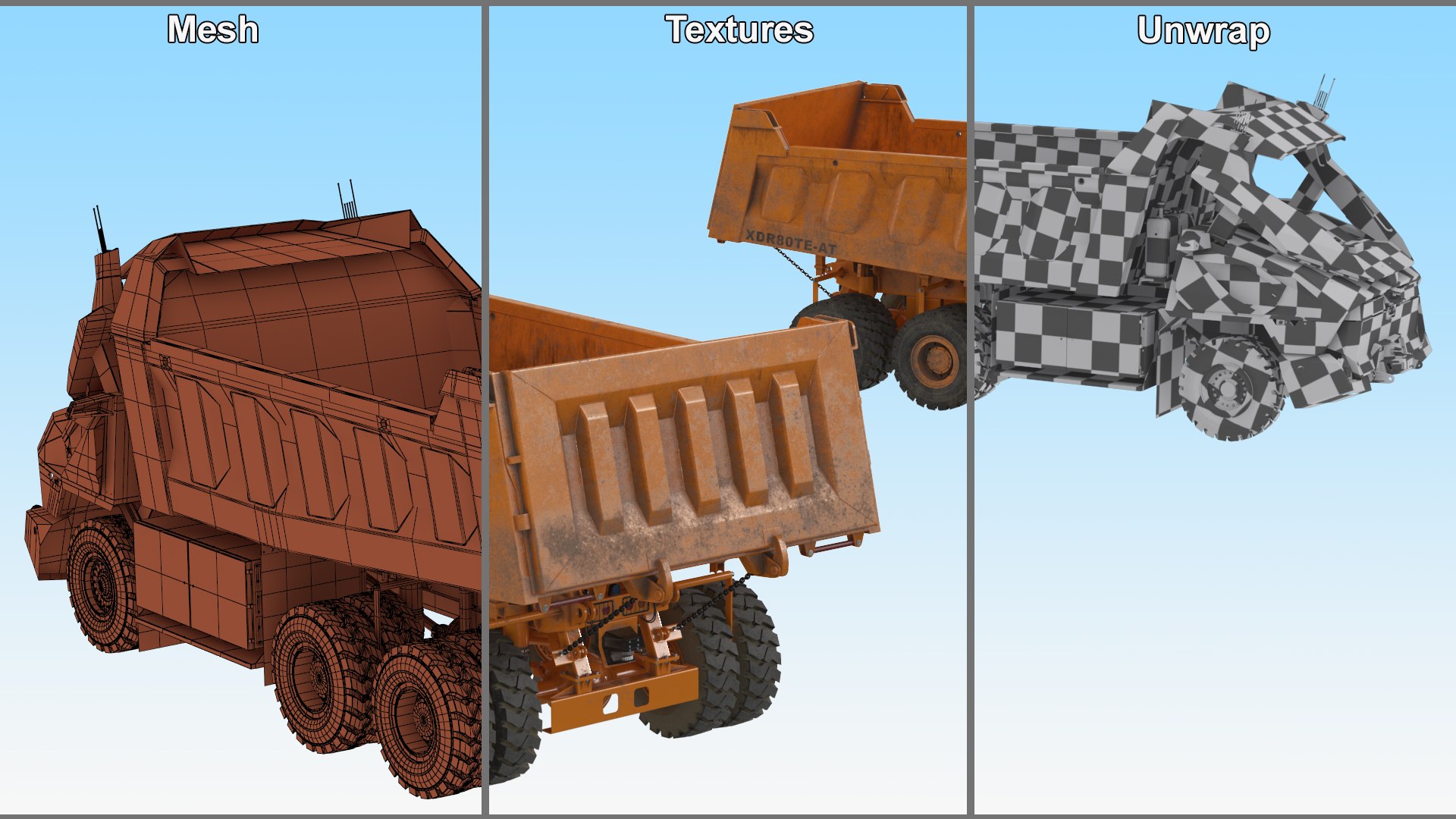 Autonomous Electric Dump Truck XCMG Dirty Model - TurboSquid 2203988