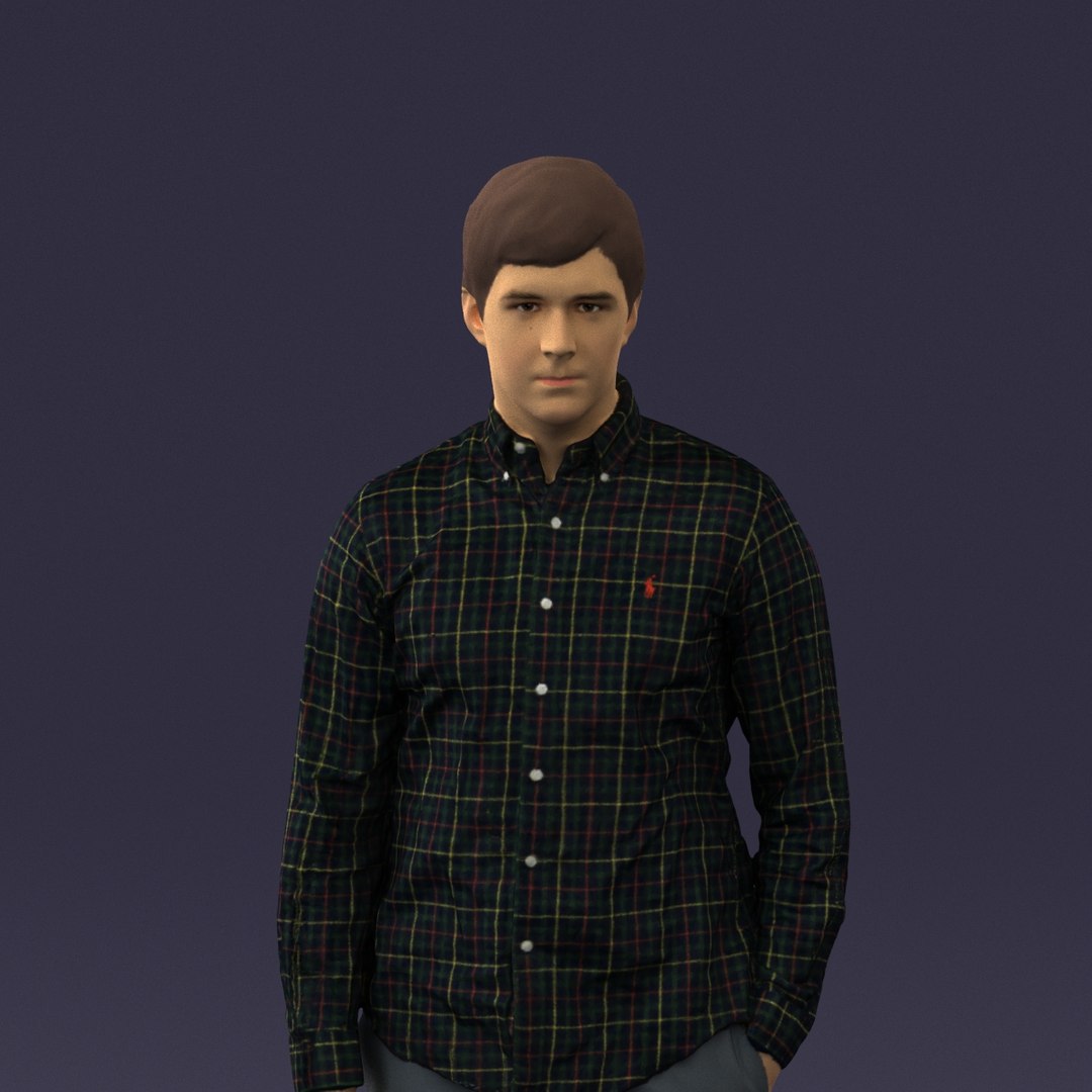 Scanned realistic human model - TurboSquid 1648234