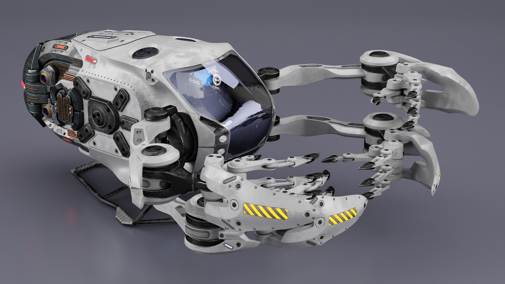 3D Sci Fi Space Loader Rigged - TurboSquid 2349829