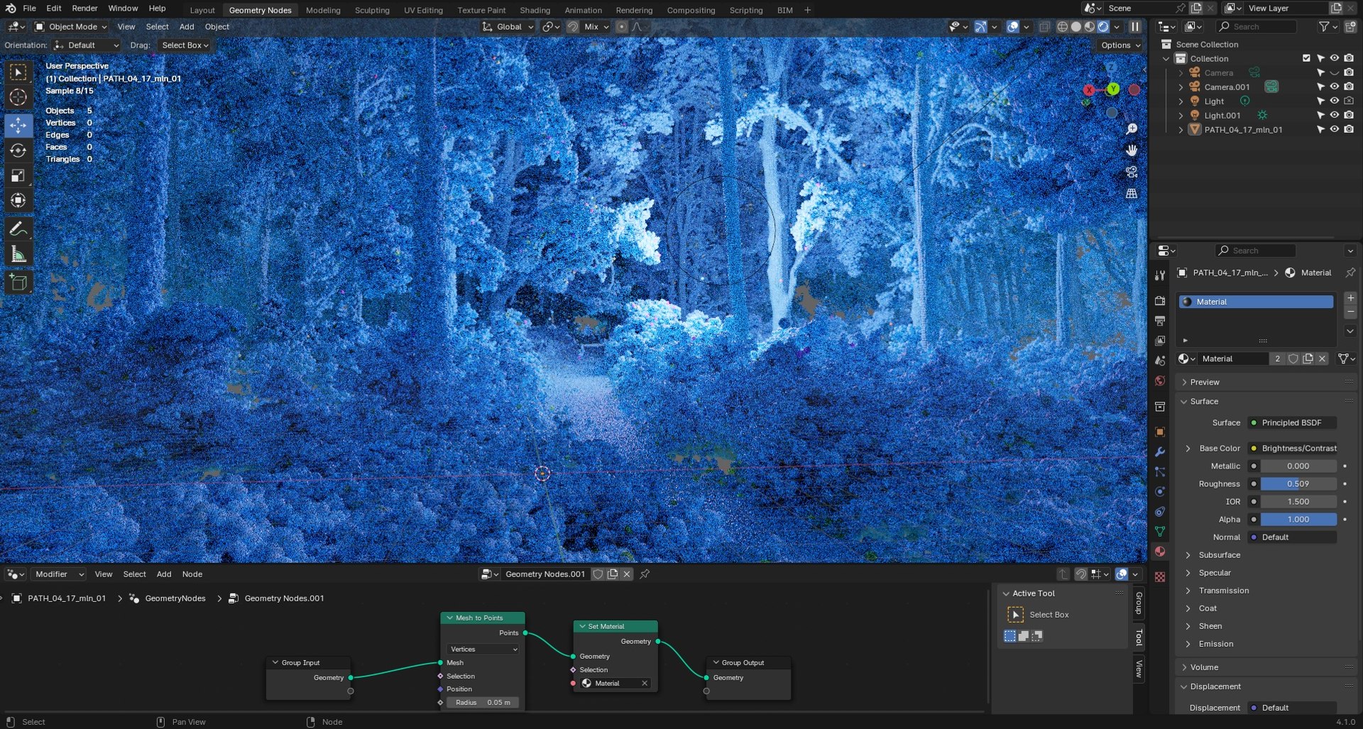 3D Forest Path - Point Cloud - TurboSquid 2240406