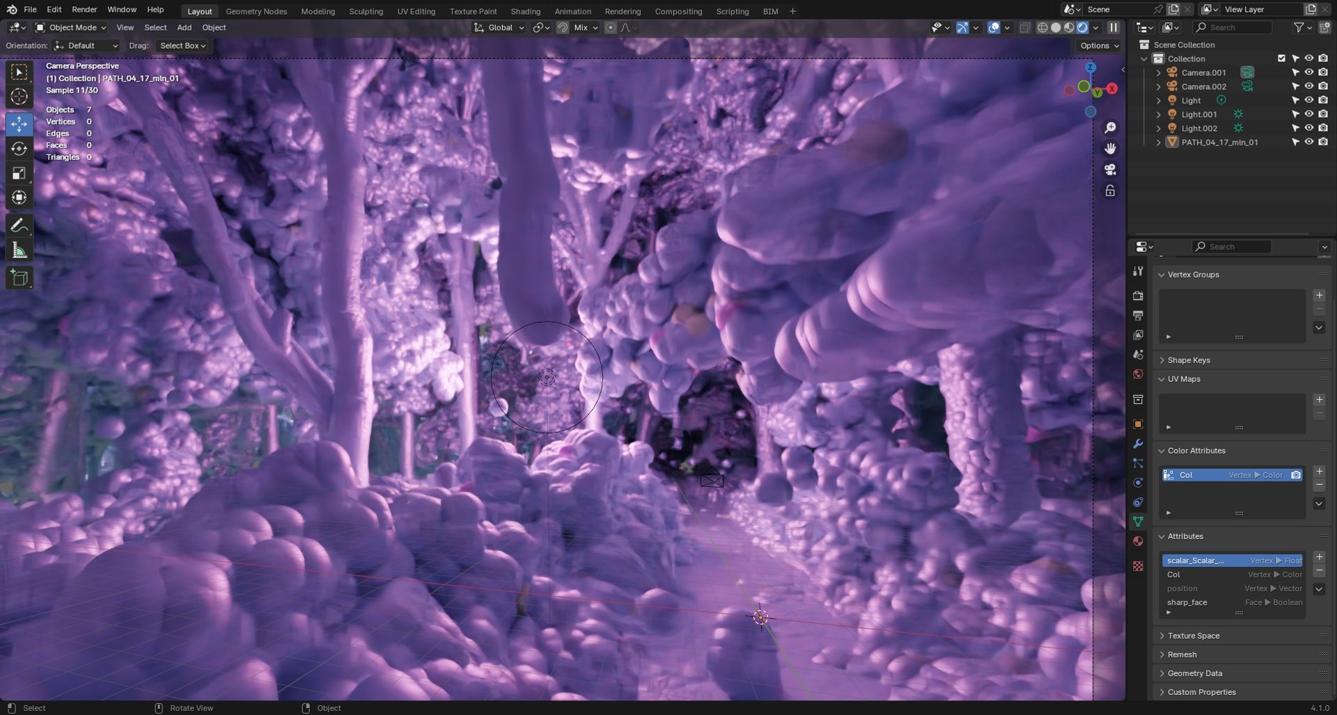 3D Forest Path - Point Cloud - TurboSquid 2240406