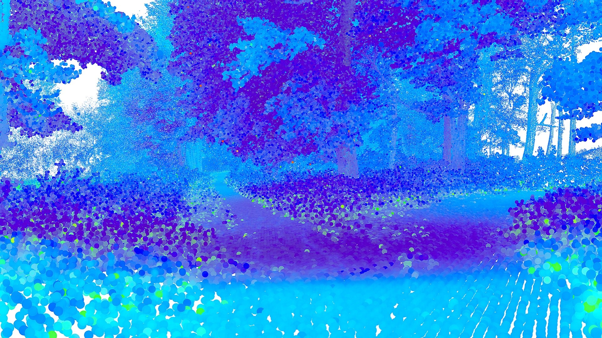 3D Forest Path - Point Cloud - TurboSquid 2240406