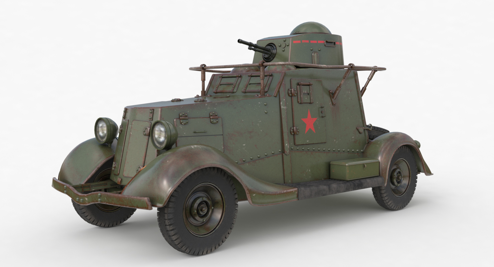 3D Fai M Armoured Car - TurboSquid 1654634