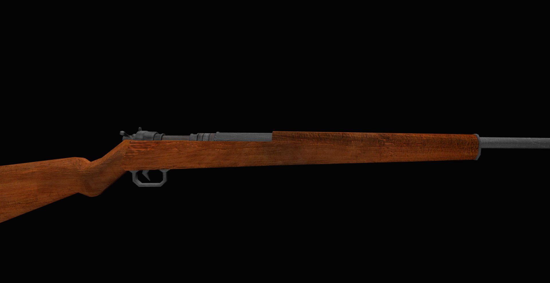 3d Model M14 Rifle