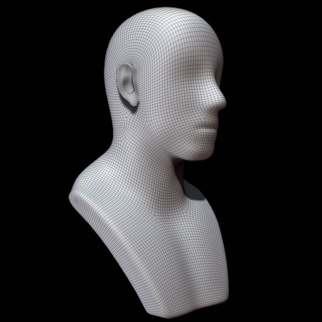 Mannequin head man 3D model - TurboSquid 1323629
