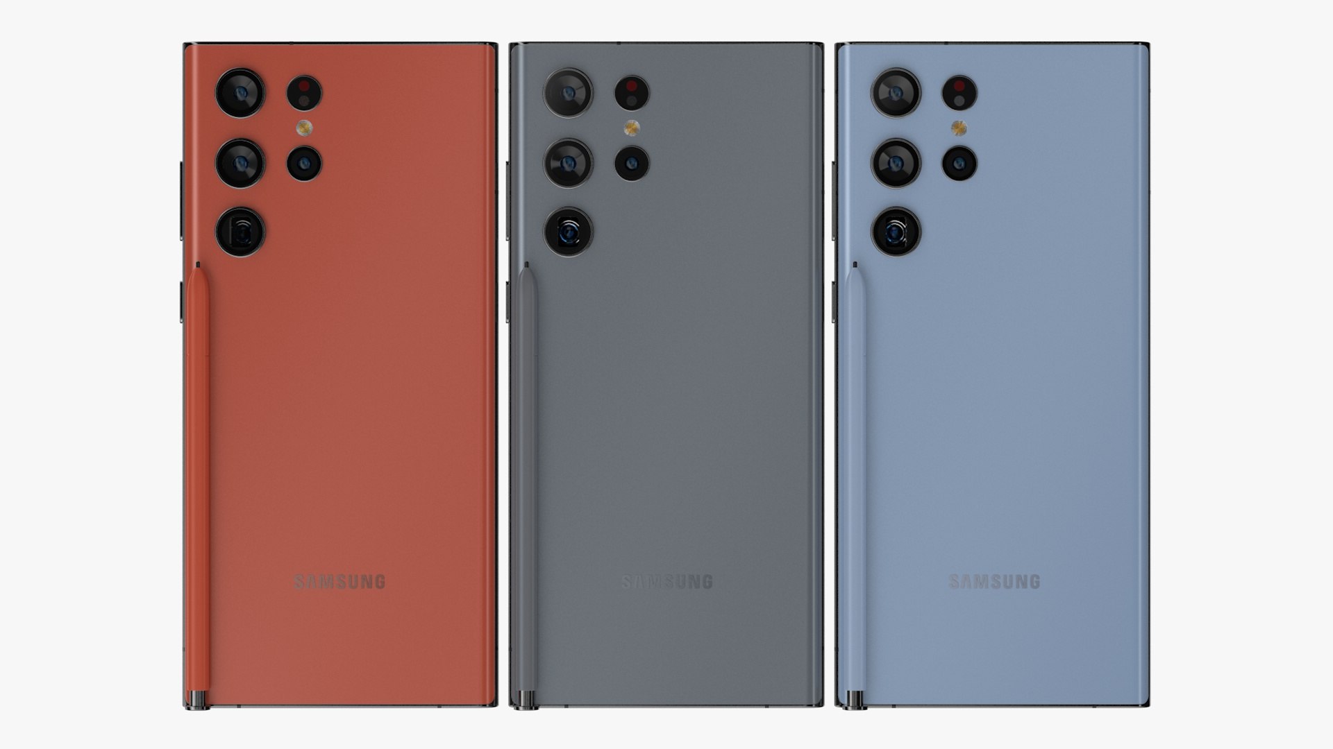 3D model Samsung Galaxy S22 Ultra Exclusive Edition Colors - TurboSquid ...