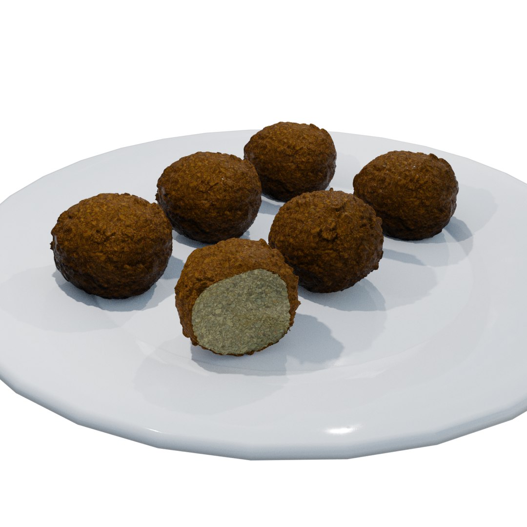 3D Model Falafel Collection Game Ready - TurboSquid 1809876