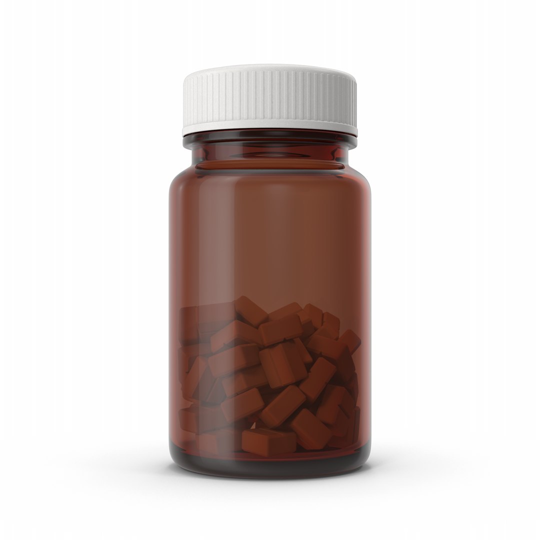 Pill Bottle 3D Model - TurboSquid 1964697