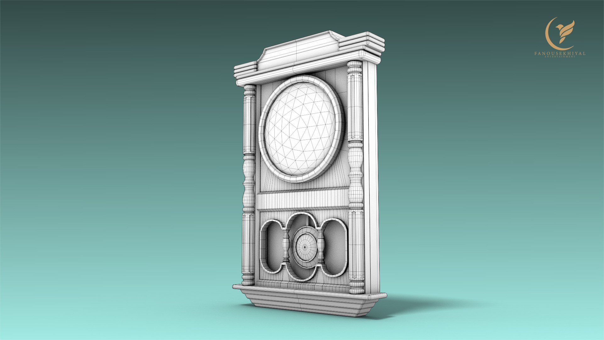 Low-poly clock model - TurboSquid 1632725