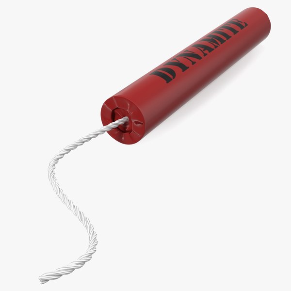 Explosive Dynamite Stick model - TurboSquid 1849848
