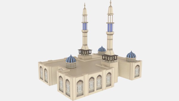 Arabian Mosque Low poly 3D model - TurboSquid 1795683