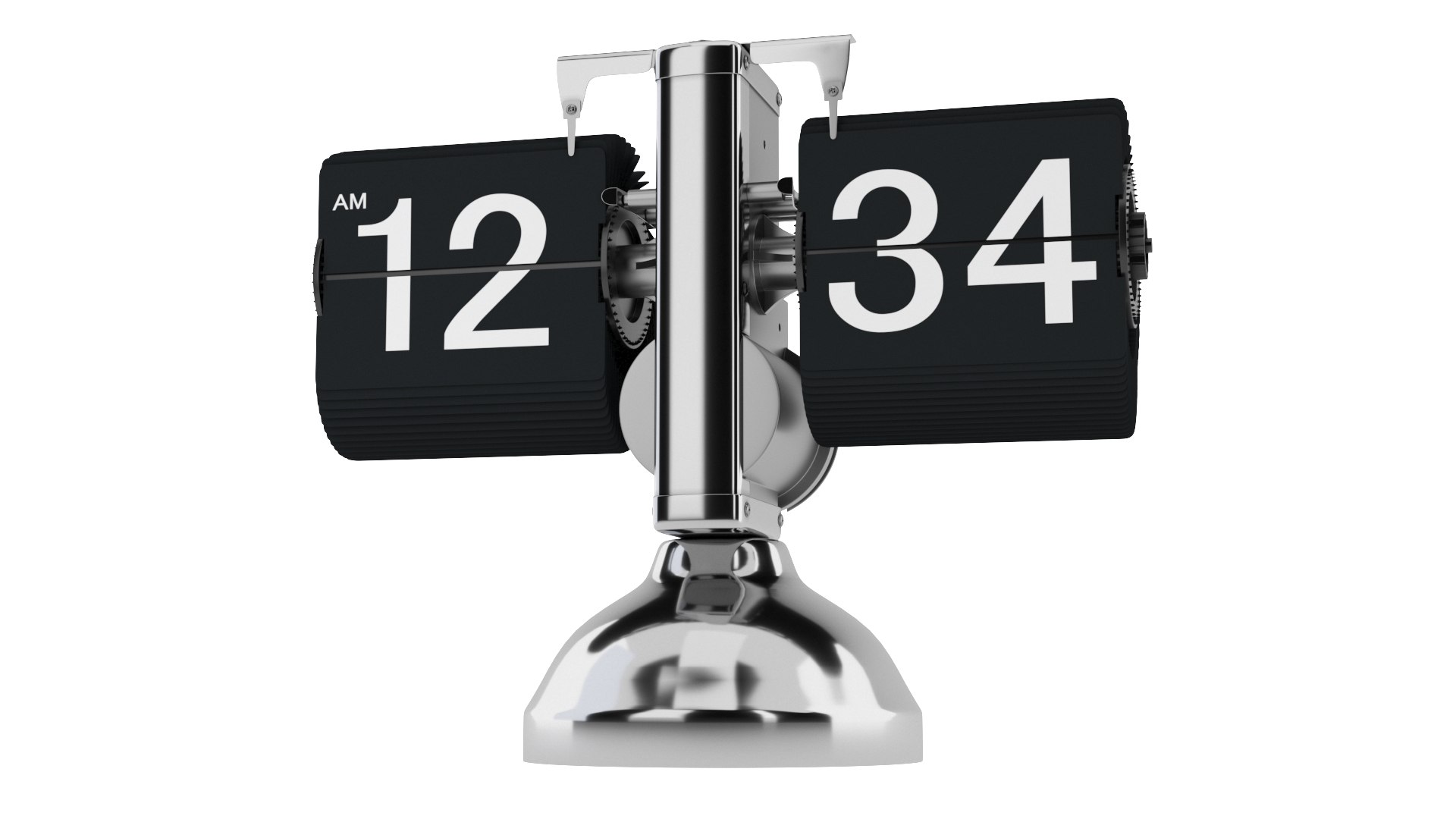 Flip Clock 3D Model - TurboSquid 1604719