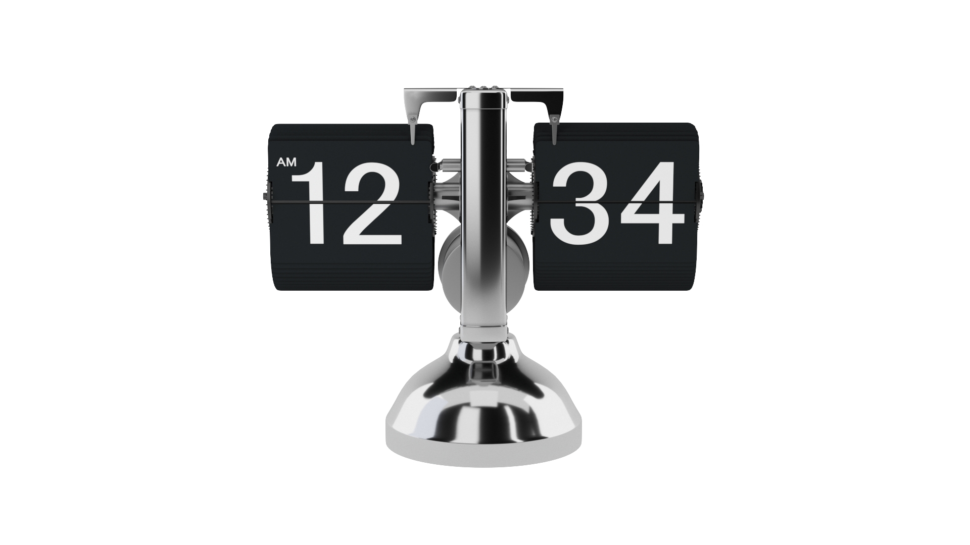 Flip Clock 3D Model - TurboSquid 1604719