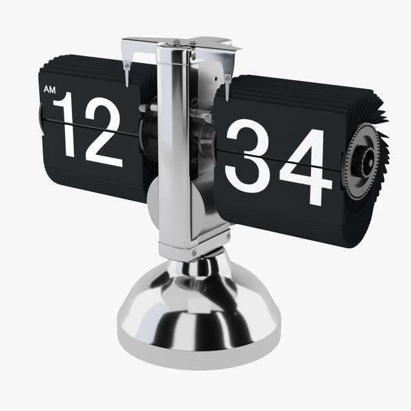 modelo 3d Flip Clock - TurboSquid 1604719